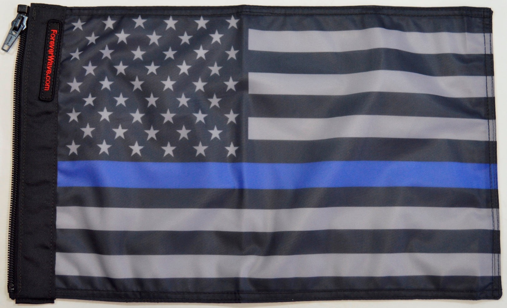 USA Subdued Thin Blue Line Flag Forever Wave 12”x18” – IJ Offroad