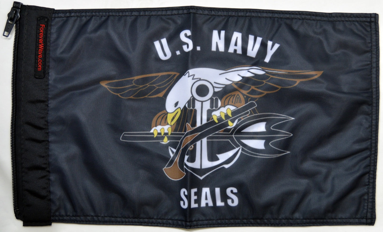 Navy Seals Flag Forever Wave 12”x18” – IJ Offroad