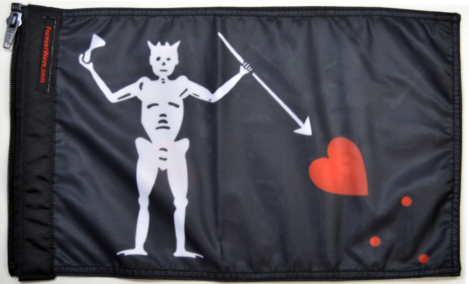 Blackbeard Flag Forever Wave 12”x18” – IJ Offroad